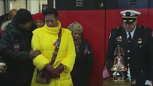 Bell ringing held to honor fallen Chicago firefighter Mashawn Plummer one year after his death