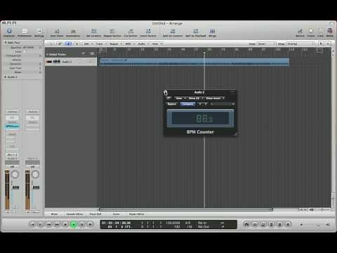 Logic Pro 8: Finding BPM of a song