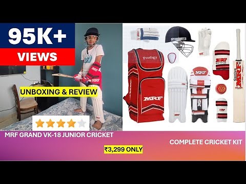 Unboxing the MRF Cricket Kit | Full Review and First Impressions!