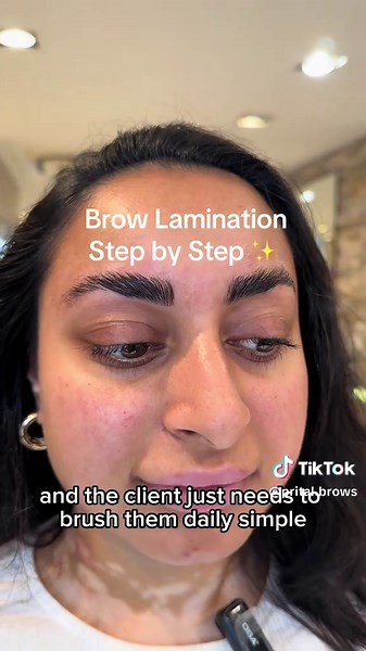 Brow Lamination Step by Step Guide ✨