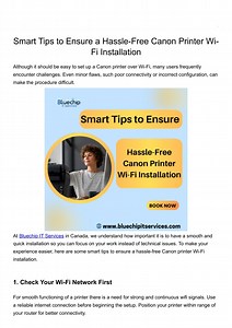 Canon Printer Setup Wi-Fi in Canada - SlideServe