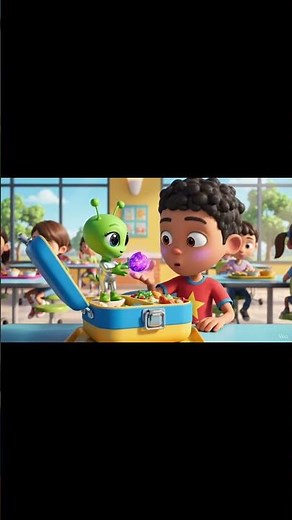 Lunchbox Surprise – Alien Snack Time🚶🍞🍞