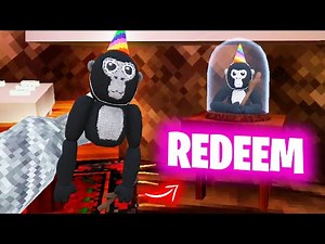 GET YOUR PLUSH | How to Redeem the Gorilla Tag PLUSH CODE