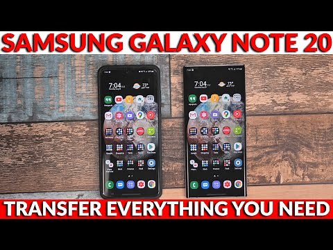 Samsung Galaxy Note 20 - How To Transfer Everything To Your New Phone Using Smart Switch