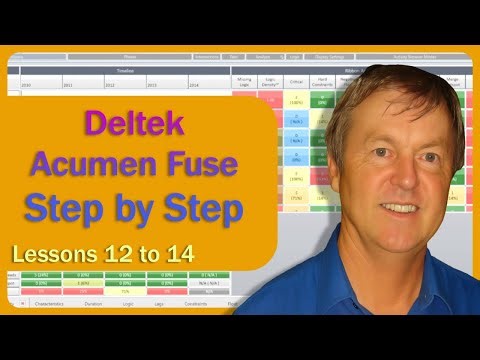 🔸 Deltek Acumen Fuse – Step by Step 🔸 12 to 14 🔸 Complete Schedule Diagnostics & Forensics Course