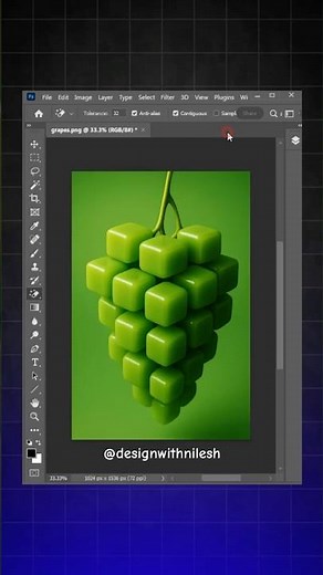 Remove Same Color Background in Photoshop in 30 Seconds! 🔥 #photoshoptutorial #photoshopshorts