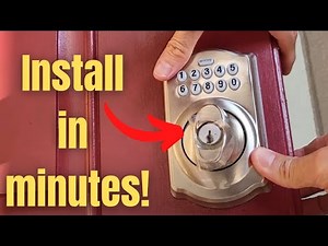 DIY: How to install a deadbolt lock (schlage)
