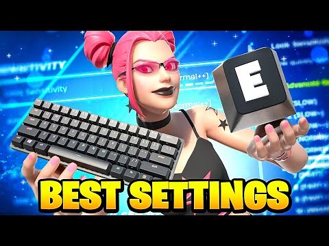 *NEW* Best Keyboard SETTINGS in Chapter 6 Season 3 + Sensitivity (Fortnite Tutorial)