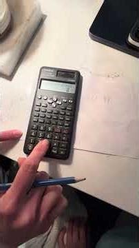 Accessing F(z) values on Casio fx991MS