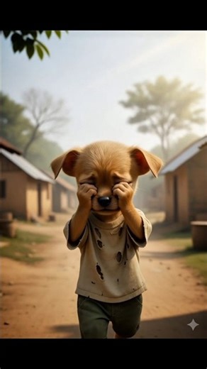 A Poor Puppy’s Honest Struggle | A Heart-Touching Village Story #shorts #ai #animallove