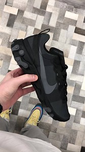 The Triple Black Nike React Element 55 launches tomorrow! Take a closer look- http://bit.ly/2CGZQdm | The Sole Supplier