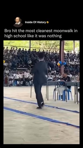 Inside Of History on Instagram: "The moonwalk, or backslide, is a popping dance move in which the performer glides backwards but their body actions suggest forward motion.It became popular around the world when American singer Michael Jackson performed the move during the performance of “Billie Jean” on Motown 25: Yesterday, Today, Forever, which was broadcast in 1983; he later incorporated it in tours and live performances.Jackson has been credited as renaming the “backslide” to the moonwalk an