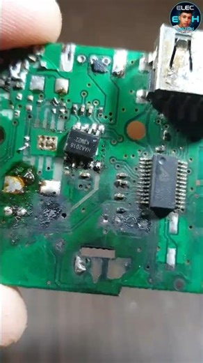 How to Desolder IC Easily at Home | Quick SMD IC Remove Tips#shorts