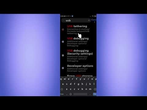 How to enable usb debugging on android with black screen