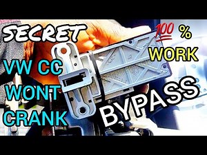 How to bypass Steering Lock Actuator Control Module on Volkswagen Cc DIY