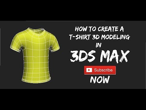 T-Shirt Modeling Design in 3ds max TutorialBy Triple-D Arts