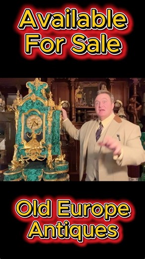 A Malachite & Ormolu Clock Fit for an Emperor