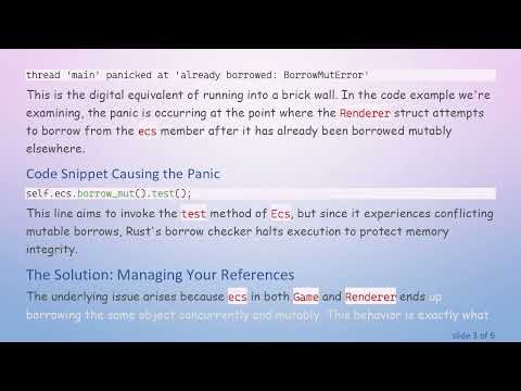 Resolving the BorrowMutError When Using the Interior Mutability Pattern in Rust