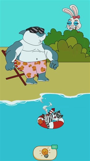 Wrong Place to Swim! 🦈😱#viral #shorts