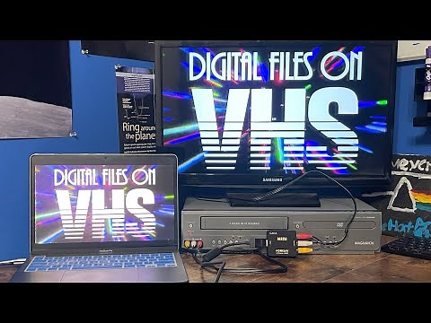 How to Put DIGITAL VIDEOS on a VHS TAPE!