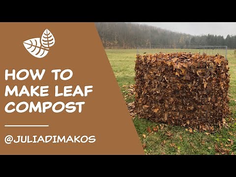How to Make Leaf Compost