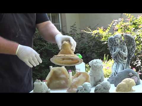 Make concrete statues with latex rubber molds. Part 1 Getting started