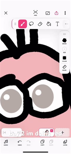 Drawing red Speedrun