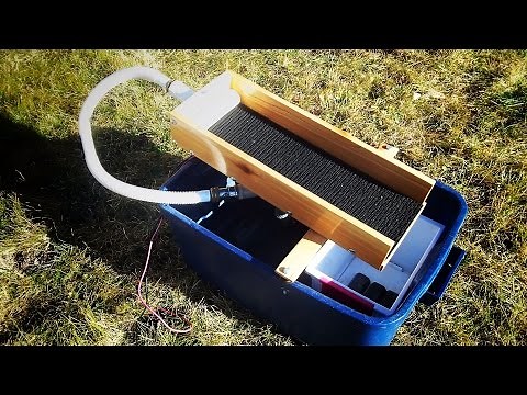 Recirculating Mini Fine Gold Sluice