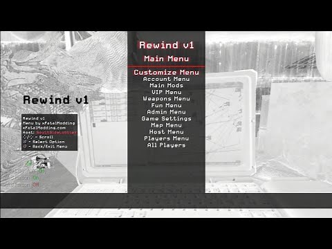 [Mw2/1.14] Rewind v1 SPRX (CEX/DEX) Mod Menu +DOWNLOAD!