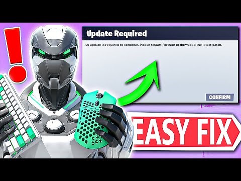 How to Fix PC "Update is required to continue. Please restart fortnite to download the latest Patch"