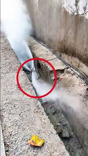 Cleaning sewer pipes and gutters is easy