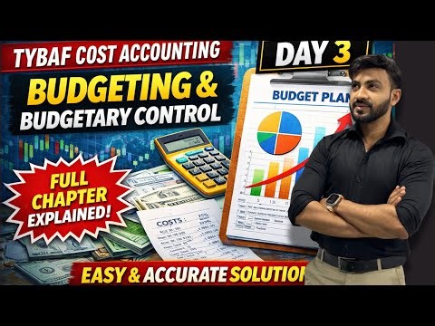 DAY 3 👉 TYBAF Day 3 😱 Budgeting & Budgetary Control | One Shot Revision 💯🔥