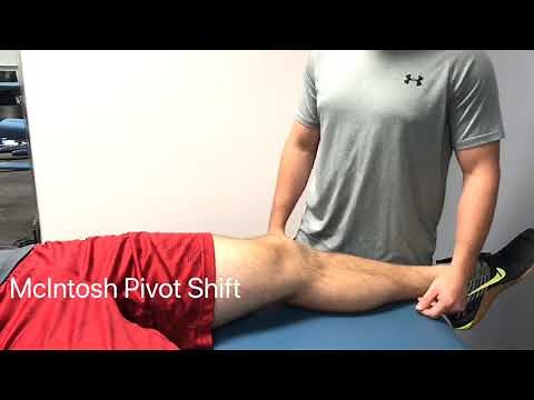 McINTOSH PIVOT SHIFT - Orthopedic Test