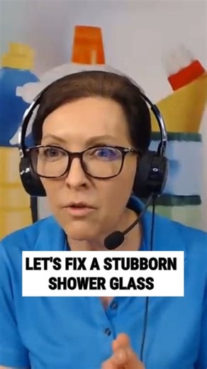 Those marks on the shower glass can be stubborn, but they are not permanent. Use a magic eraser only when it's fully wet, because dry ones can scratch glass fast. If that makes you nervous, Bar Keepers Friend works great too. You don't need harsh chemicals or aggressive tools to get glass truly clean ✨ . . . . . . #cleaning #glasscleaner #housecleaning #cleaningtips #cleaningproducts | Angela Brown