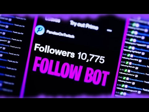 HOW TO GET A TWITCH FOLLOW BOT FOR *FREE* (1k Followers Easy)