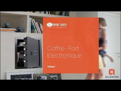Comment programmer le coffre-fort électronique BRICARD ?