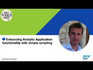 Enhancing Analytic Application functionality with simple scripting