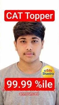 CAT 2025 Topper (99.99%ile)🏆! Best Motivation for CAT 2026🚀 #shorts