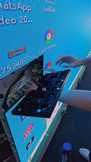 Computer screen repair. ✅The full front maintenance design of EA640F2 indoor LED display allows for easy maintenance of the LED module, power supply, and receiving card from the front. ✅EA640F2 indoor front service LED Display is designed with 4:3 golden ratio,the cabinet size is 640*480mm. specially designed for a variety of 4:3 and 16:9 LED large screens. Buy stable LED display, go to EagerLED. Website: https://www.ledscreenboard.com Email: info@eagerled.com Whatsapp: 86 153 6103 8665 Instagra