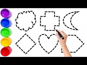 Learn Shapes with Easy Drawing | Fun Shape Drawing for Kids 🎨 EP. 1