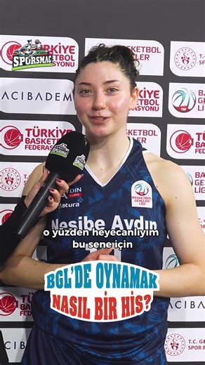 BGL de oynamak nasıl bir his, Nesibe Aydın #sporsmaçtv #sahnegençlerin