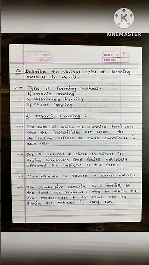 Class 10 | Social Studies | Lesson 10 | Various Types of Farming Method #exam