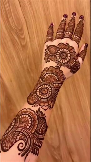 #latest mahndi design for hands