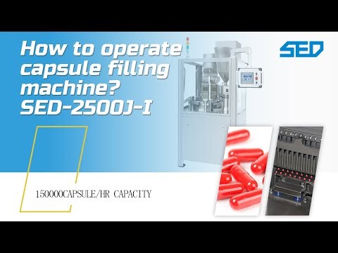 Automatic Capsule Filling Machine, Capsule Filling Demonstration Animation (SED PHARMA)