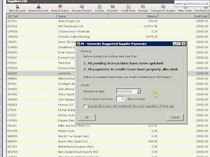 Sage 200 Supplier Payments