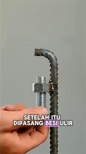 How to make a bolt wrench from reinforced concrete #shorts #trending #viral