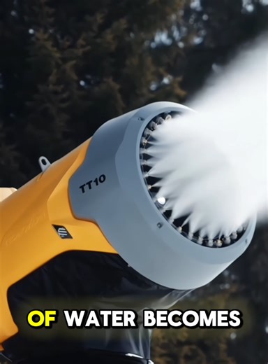 Winter On Demand ❄️🏔️ Ready for more? follow now!⚡ Watch the incredible transformation as high-tech snow guns manufacture an entire ski resort from scratch. This video showcases the TechnoAlpin TT10—the world's most advanced snowmaking system—converting water and compressed air into perfect powder snow. See how automated control systems monitor weather conditions in real-time, how fan guns propel snow across entire slopes, and witness the jaw-dropping before-and-after as barren hills become wor