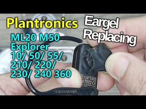 misodiko Eargels Eartips Replacement for Plantronics Explorer 10/ 50/ 55/ 210/ 220/ 230, ML20 M50
