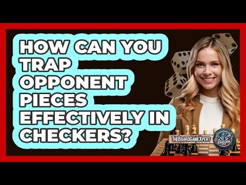 How Can You Trap Opponent Pieces Effectively In Checkers? - The Board Game Xpert