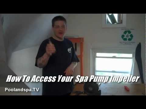 How To Access The Impeller From A Hot Tub Spa Pump - Poolandspa.TV Pump Repair Series